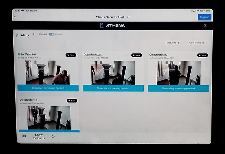 Athena Security’s Concealed Weapons Detection System Selected by ...