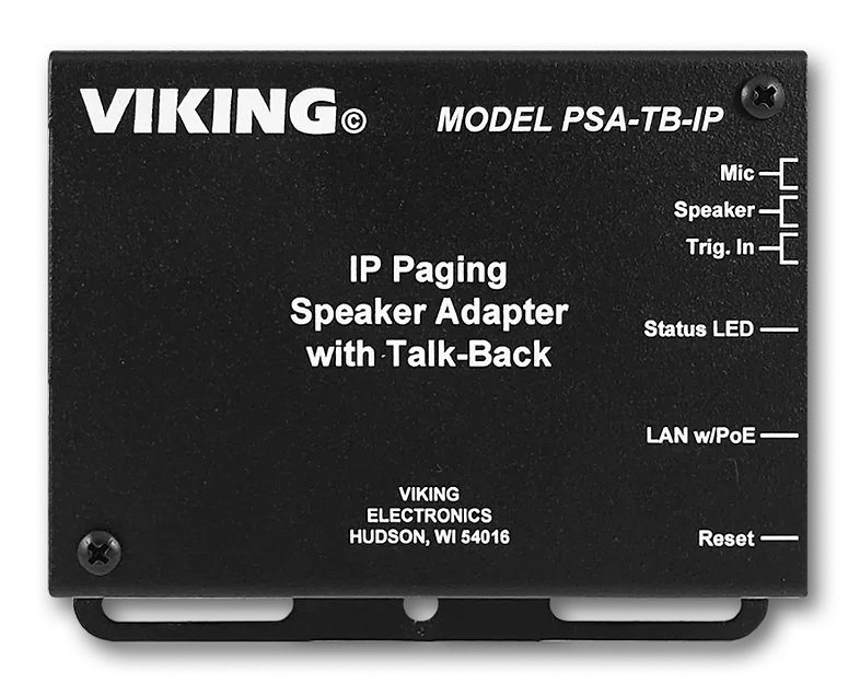 Viking Solution Converts Analog Speaker to IP | SDM Magazine